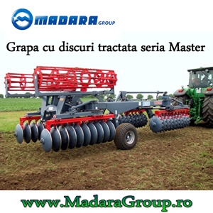 Grapa cu discuri tractata seria Master BD-048, Madara Group ...